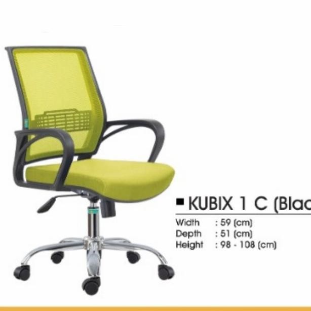 Kursi Decco Kubix 1 C Black - Kursi Auditorium - Kursi Jakarta