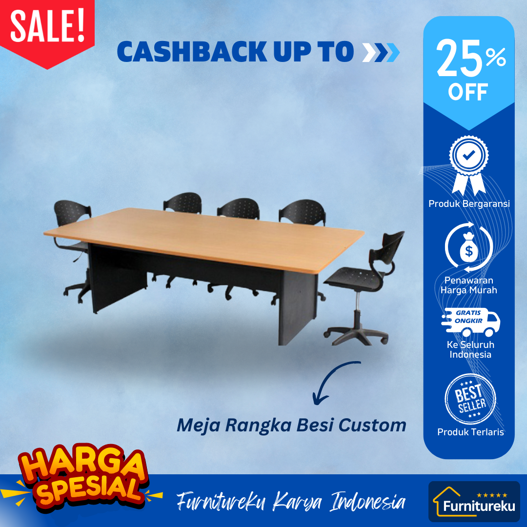 Meja Partisi Custom HF-05 - Meja Custom - Kursi Jakarta