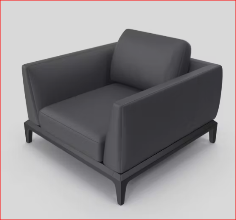 Custom Sofa Kantor Grey - Kursi Kantor