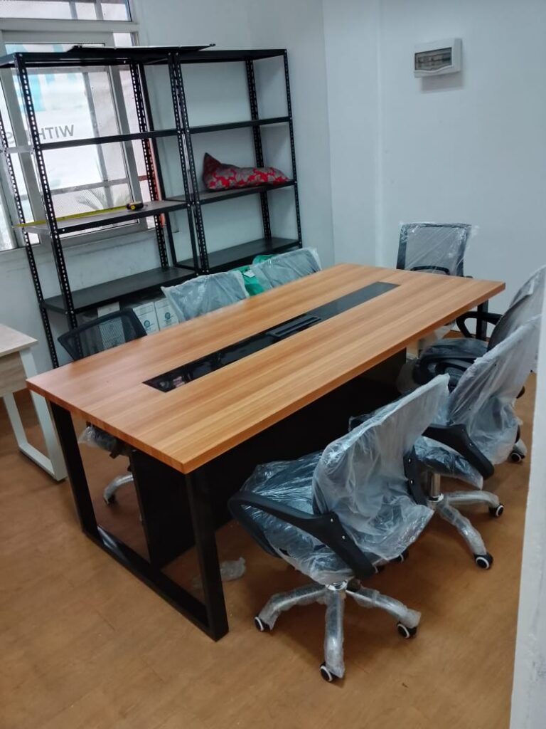 Meja Meeting Rapat kantor HPL Meja rapat 6 orang meja meeting 8 orang ...